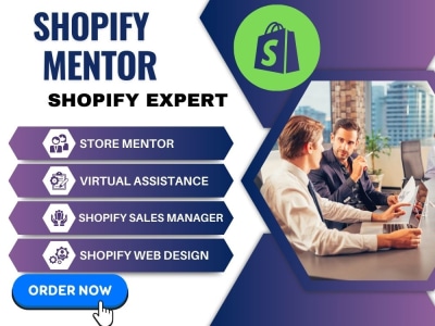 Your Shopify mentor shopify manager store designer and virtual ...