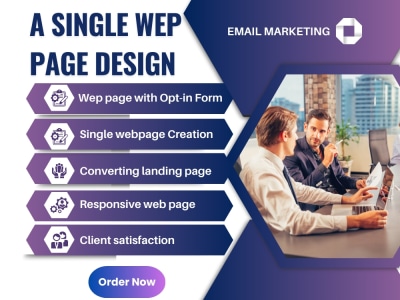 A perfect single web page landing page website landing pages and optin ...