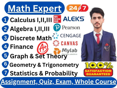 Online Expert Math tutor, calculus, statistics, algebra, and discrete ...