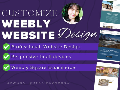 Custom Design Weebly Square Website | Upwork