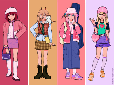 Full-body character illustration in this style | Upwork