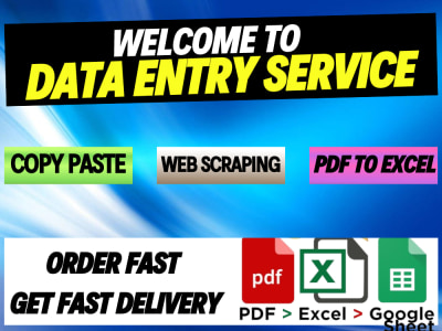 Data entry fast and smoothly accurate | Upwork