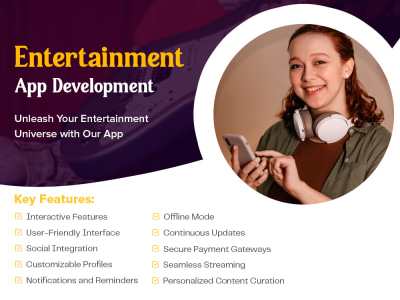 Entertainment App Development Solutions for Engaging User Experience ...