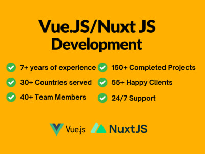 Robust Vuejs/Nuxtjs Application Development | Upwork