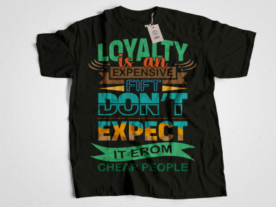 Modern Text Tshirt Design | Upwork