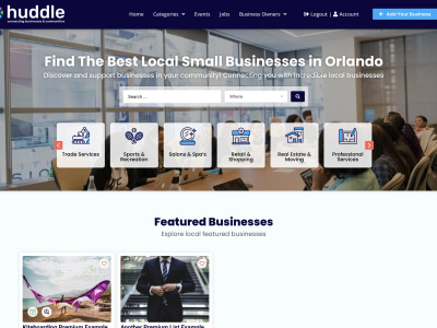 Custom Built Directory Website | Upwork