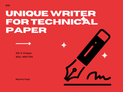 A professionally written technical paper | Upwork