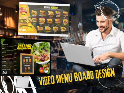 An amazing Menu Board Design For Your Coffe Shop Or Restaurant | Upwork