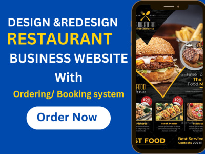 WordPress restaurant website| Online Booking | Food Ordering System | Upwork