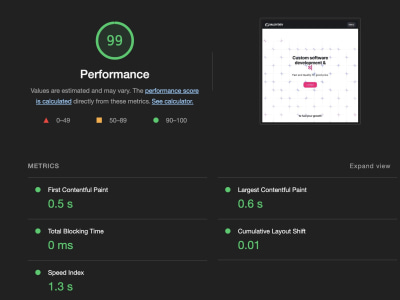 Landing page, SEO score, loading speed and user experience | Upwork