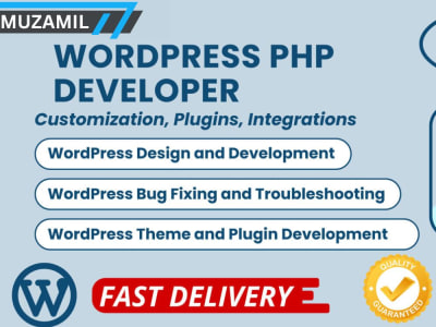 WordPress Developer, Theme Customization, Plugins Development, PHP | Upwork