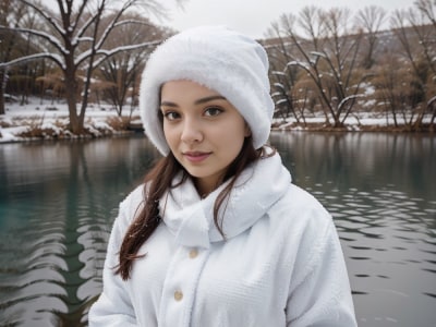 An AI model with consistent face across different background and poses ...