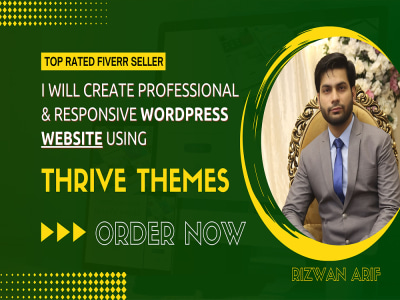 Thrive Themes Website | Thrive Architect Website | Wordpress Website | Upwork