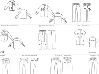 Technical designs for your collection | Upwork