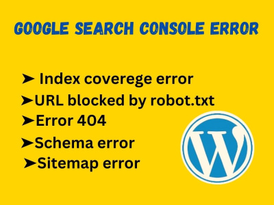 Fixed Google search console errors: Sitemap, Robot and Index Coverage | Upwork