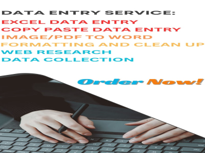 Exceptionally Proficient Data Entry, web research and copy-paste services | Upwork