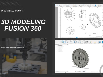 3d model design in fusion 360 | Upwork