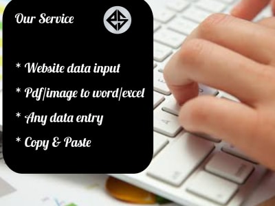 Data Entry, website input data, copy typing, pdf to excel/word | Upwork