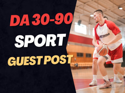 A high da sports guest post on high-quality sports blogs | Upwork
