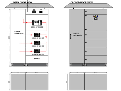 LV panels design (AutoCAD) - GA, SLD, any other information | Upwork
