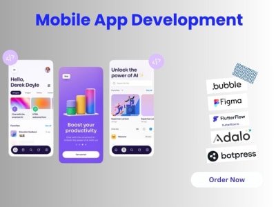 Responsive mvp for bubble.io web app adalo mobile app, bubble website | Upwork