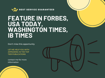 Pitch and feature in top publications (feature & brand mention) | Upwork