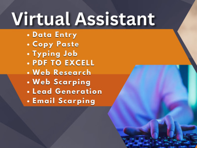 Do data entry typing work job, copy paste, excel data entry | Upwork