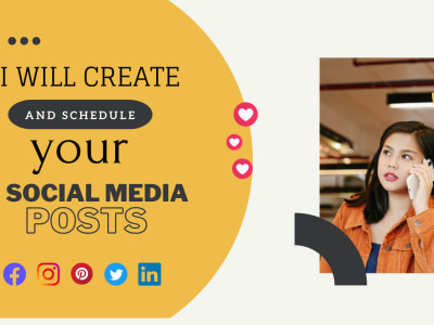 Create and schedule your social media posts | Upwork