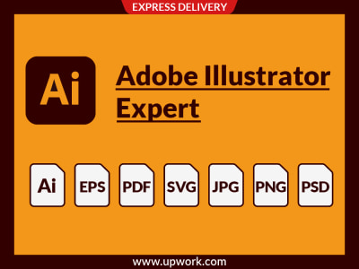 Vector conversion on Adobe Illustrator expertly Ai EPS file | Upwork