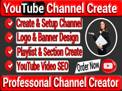 To create a YouTube channel setup and optimize the SEO | Upwork