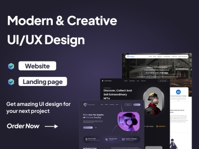 Modern website UI UX Design in Figma | Website Design | Upwork