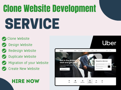 A professionally designed clone website just like Uber | Upwork