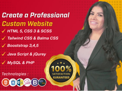 Any Design coded in Responsive HTML/CSS/SCSS/Javascript/ jQuery ...