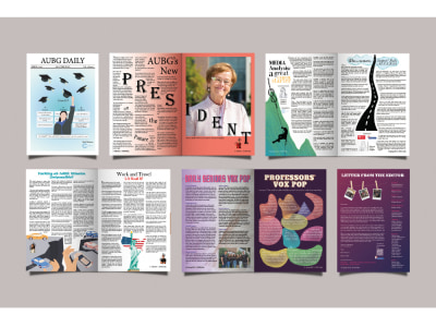 Creative multipage Editorial Layout&Design: Magazine, Newspaper ...