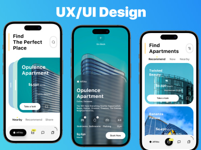 Amazing modern UI UX design for your mobile app and website | Upwork