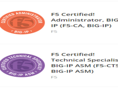 Deploy F5 BIGIP LTM ASM WAF ADC LOADBALANCER | Upwork