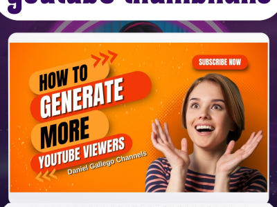 Attractive and professional youtube thumbnail | Upwork