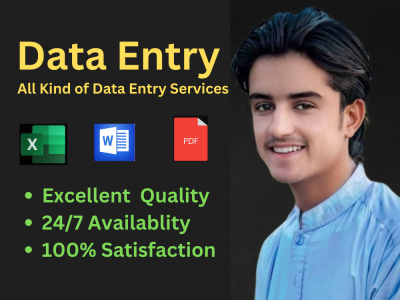 Data Entry, Data Research, Data Collection, Data Analysis | Upwork