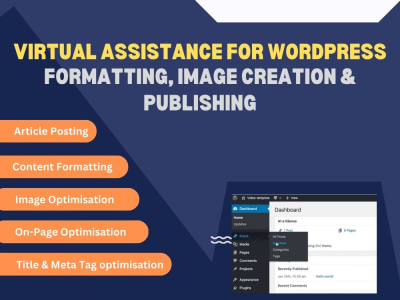 Virtual Assistance for WordPress, Content Publishing, Formatting and More | Upwork