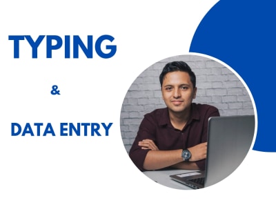 Typing job and data entry work | Upwork