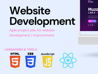 Frontend, backend website design and development for you | Upwork