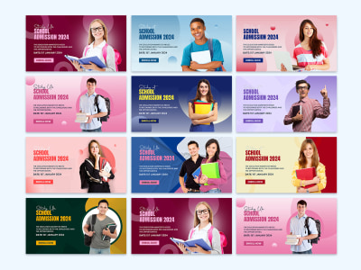 Get a E-commerce web banner or Education web banner design | Upwork