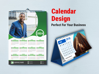 Custom wall and desk calendar or planner design | Upwork