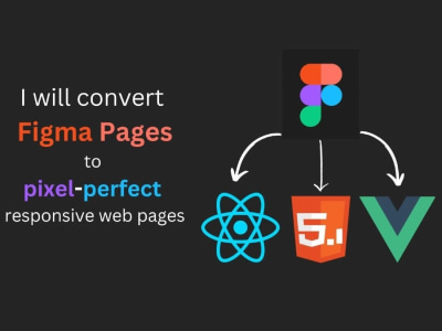 A Figma to React and Vue Javascript Web App | Upwork