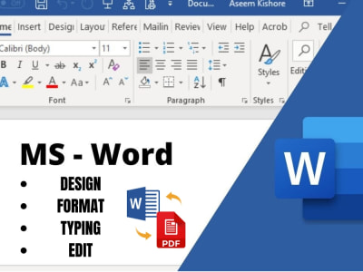 Format, edit, design, create microsoft word document | Upwork