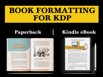 Professional kdp book formatting, book design, amazon kdp publishing | Upwork
