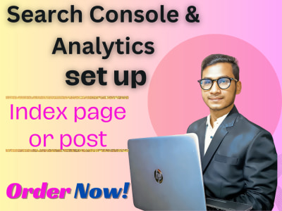 Search console and google analytics set up or fix | Upwork