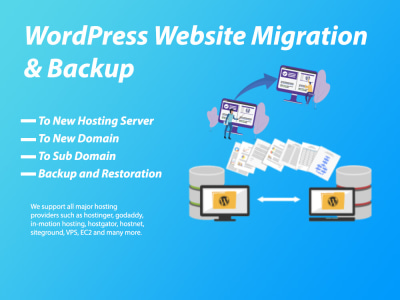 A Wordpress Website Migration | Upwork