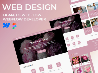Design in Figma, Figma Expert, Figma to Webflow, Landing page Design ...