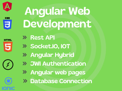 Angular web application development | Upwork